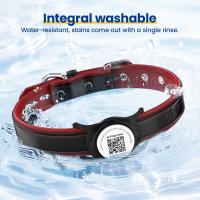 China Customized Leather Dog Collar Reflective Luxury Halloween Design for sale