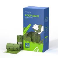 China PawView Eco Friendly Dog Poop Bags 18 Rolls 21x12in for sale