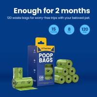 China Eco-Friendly Dog Poop Bags Biodegradable Cornstarch Pet Waste for sale