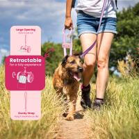 China Eco-Friendly Dog Poop Bag Dispenser with LED Light for Outdoor Use for sale