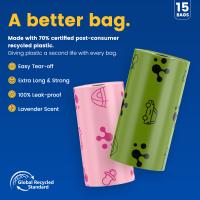 China Eco-Friendly Dog Poop Bag Dispenser with Rotating Top - PawView for sale