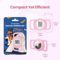 China Eco-Friendly NFC Dog ID Tag with QR Tracking - Food Grade Silicone for sale