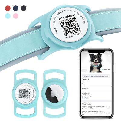 China Eco-Friendly NFC Dog ID Tag with QR Tracking - Food Grade Silicone for sale
