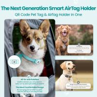 China Eco-Friendly NFC Dog ID Tag with QR Tracking - Food Grade Silicone for sale