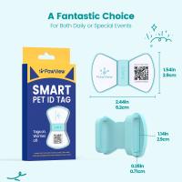 China Custom NFC Dog ID Tags Silicone Pet Harness APP Control for sale