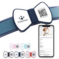 China Pawview Silicone Dog ID Tag with QR NFC Code for sale