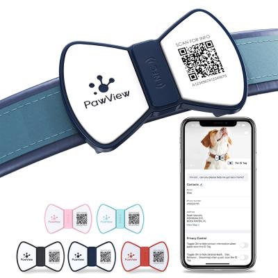 China Pawview Silicone Dog ID Tag with QR NFC Code for sale