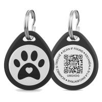 China Luxury Silicone Pet Dog ID Tag with NFC QR Code for sale