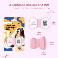 China Pawview Silicone Dog ID Tag with NFC AirTag Compatibility for sale