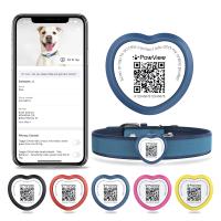 China Pawview Silicone Pet ID Tag for Dogs with NFC AirTag for sale