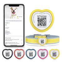 China Pawview NFC Silicone Pet ID Tag for Dogs with Free App for sale