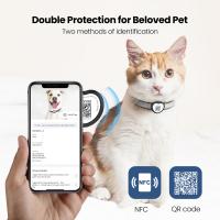 China Pawview Silicone Heart Shape Dog ID Tag with QR Code NFC for sale