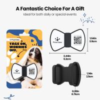 China Pawview NFC Dog ID Tag Silicone QR Anti-Lost Pet Tracker for sale