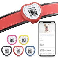China Silicone Pet Dog ID Tag with NFC QR Code Waterproof for sale
