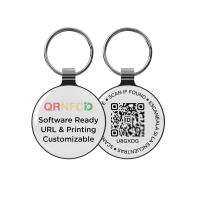 China Custom Silicone NFC QR Code Dog ID Tag with APP for sale