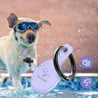 China Custom Silicone NFC Dog ID Tag with APP Tracking for sale