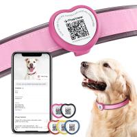 China Pawview NFC Pet ID Tag Silicone Heart Dog Tracker for sale