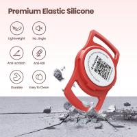 China Food-Grade Silicone Dog ID Tag with Anti-Lost Tracker APP for sale