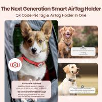 China Food-Grade Silicone Dog ID Tag with Anti-Lost Tracker APP for sale