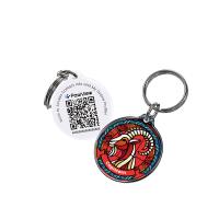 China Pawview Luxury Heart Shaped Pet Dog ID Tag Floral Pattern for sale