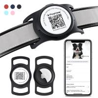 China Pawview Airtag Holder for Dogs - Food Grade Silicone Pet Collar for sale