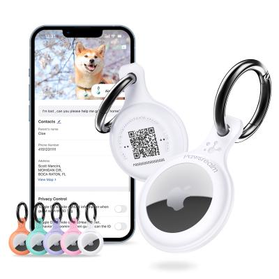 China Custom Silicone Dog ID Tag with APP Tracking for Pets for sale