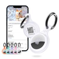 China Custom Silicone Dog ID Tag with APP Tracking for Pets for sale