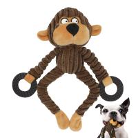 China Eco-Friendly Squeaky Octopus Dog Toy No Stuffing Plush Puppy Chew for sale
