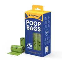 China Eco-Friendly Dog Poop Bags Biodegradable 10 Packs Green Fabric for sale