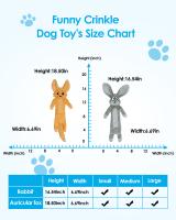 China Eco-Friendly Squeaky Dog Chew Toy Plush for Indoor Outdoor Play for sale