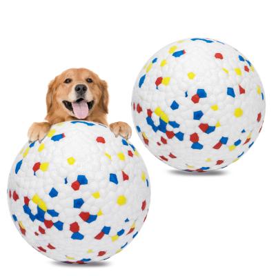China ETPU Dog Balls 2 Pack PU Nylon Pet Fetch Training Toys for sale
