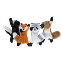 China Eco-Friendly Squeaky Weasel Dog Toys 4-Pack No Stuffing Durable for sale