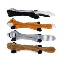 China Eco-Friendly Weasel Squeaky Dog Toy 4-Pack for Aggressive Chewers for sale