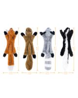 China Eco-Friendly Weasel Squeaky Dog Toy 4-Pack for Aggressive Chewers for sale