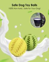 China Durable Rubber Dog Chew Balls for Aggressive Chewers for sale
