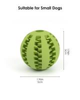 China Durable Rubber Dog Chew Balls for Aggressive Chewers for sale