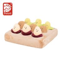 China Eco-Friendly Squeaky Dog Toy with Floral Pattern for sale
