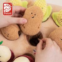China Eco-Friendly Squeaky Dog Toy with Floral Pattern for sale