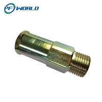 China Colored Zinc Plated Threaded Joint CNC Steel Turned Parts for sale