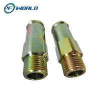 China Colored Zinc Plated Threaded Joint CNC Steel Turned Parts for sale