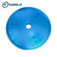 China CNC Machined Aluminum Parts, CNC Lathe Blue Anodized Aluminum Parts for sale