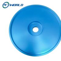 China CNC Machined Aluminum Parts, CNC Lathe Blue Anodized Aluminum Parts for sale