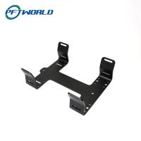 China Aluminum laser cut black oxide parts bracket for sale