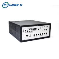 China Black Anodized Aluminum Parts Laser Cut Porous With Heat Dissipation Function On The Side for sale