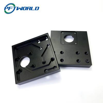 China Sandblasting CNC Machined Aluminum Parts ODM Milling Black Hard Anodizing for sale