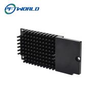 China Painting Aluminum Black Radiator Accessories CNC Machining Parts for sale