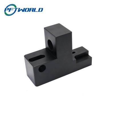 China Precision CNC Aluminum Parts Black Anodized Finish for sale