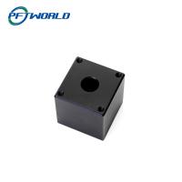 China Precision CNC Aluminum Equipment Box Machined Black Accessories for sale