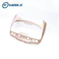 China Injection Molding Parts, Precision ABS Panel, Rose Gold Color for sale