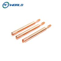 China Coloring Anodizing CNC Machining Aluminum Parts Rose Gold Anode Oxidation Knurling for sale